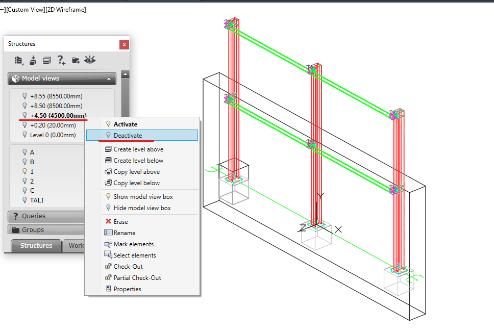 Creating structural beam or column only get snap points on certain ...