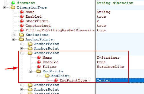 How to dimension to the center of a Y-Strainer in the isometric in ...