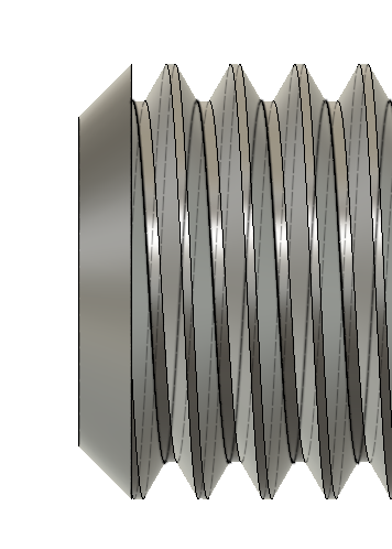 Creating a thread on a chamfered cylinder leads to incorrect thread ...