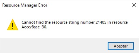 安装新语言版本的 Civil 3D 之后显示“在资源 AeccvBaseXXX 中找不到资源字符串编号 xxxxx”