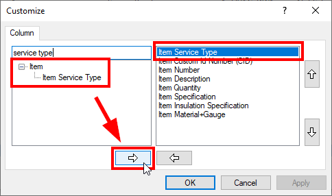 How to nest items in lots by specific properties in CAMduct