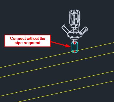 How to place a single port valve directly to the pipeline with a stub ...