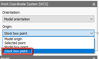 Behaviour of selecting "Stock box point" on models in Inventor CAM 2021 ...