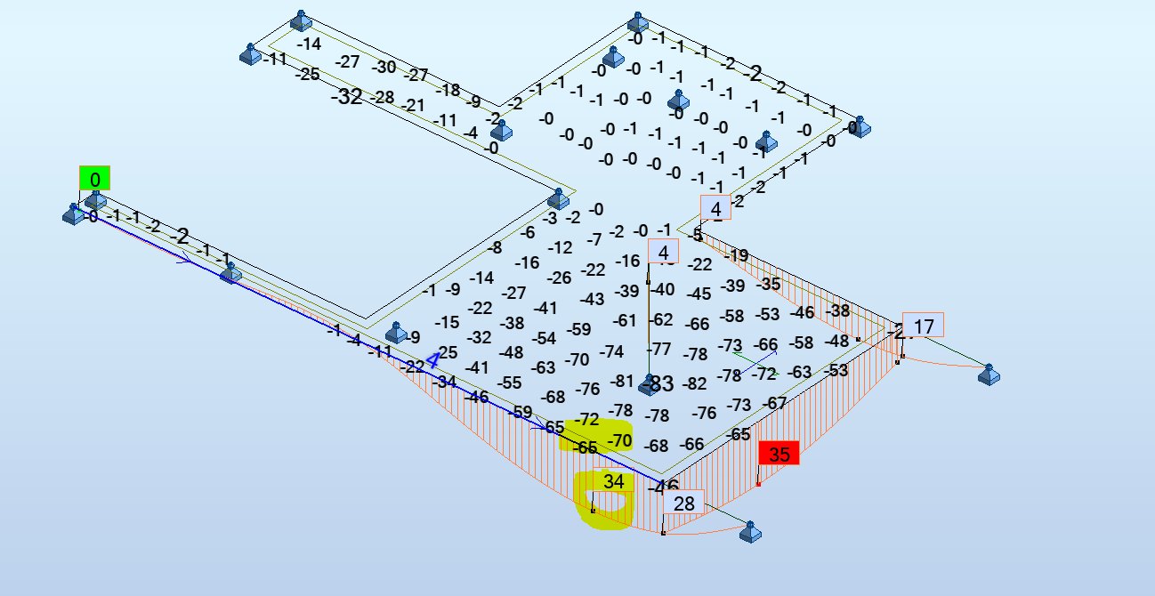 Bars deformation different than slab deformation after RC slab ...