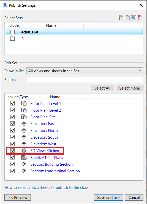 Some models are not showing in BIM 360/ACC Model Coordination