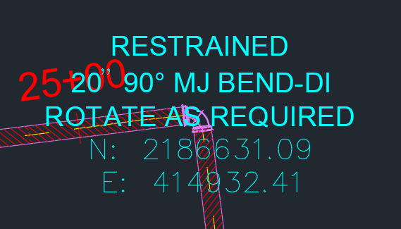 Part of a object label uses the wrong font in Civil 3D