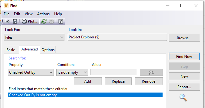 How to find files that have been checked out for a long time in Vault