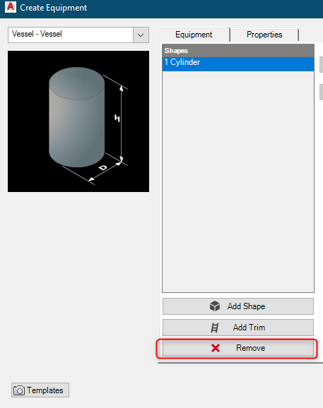 Not possible to add Semi Ellipsoidal Heads on existing vessels in Plant ...