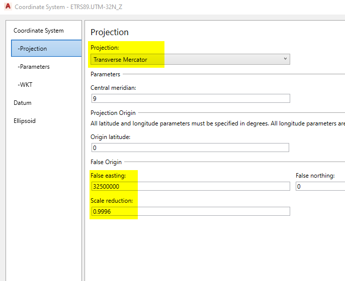 Coordinate system with EPSG:4647 based on EPSG:25832 is needed in ...