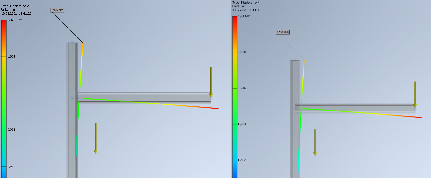 What is the difference between trimmed or not trimmed beam in frame ...