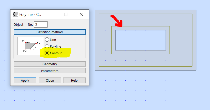 Unwanted opening appears inside of panel after internal contour definition in Robot Structural ...