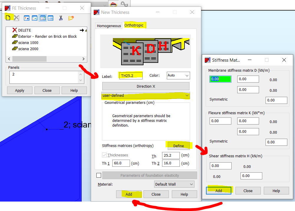 How to model CLT panels in Robot Structural Analysis