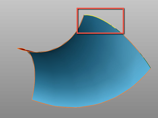 La courbe composite ne parvient pas à suivre un modèle relimité simple dans PowerShape.