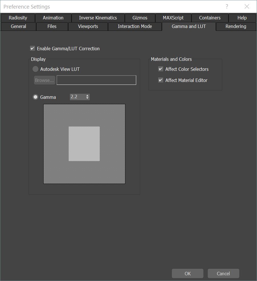 Colors in Material editor are not represented correctly when compared ...