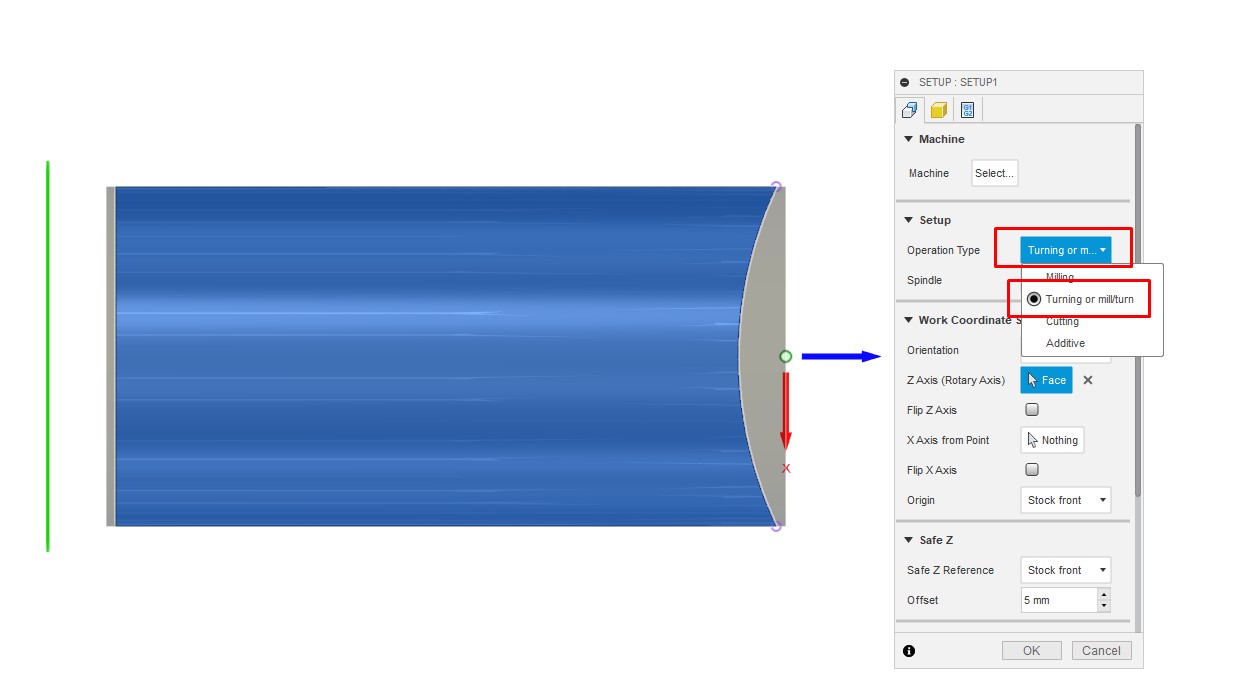 How to create a 2D Contour toolpath in a Turn-Mill on Fusion 360.