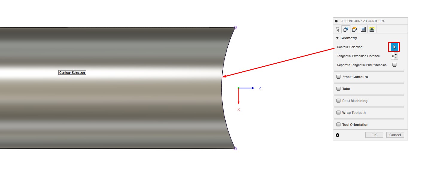 How to create a 2D Contour toolpath in a Turn-Mill on Fusion 360.