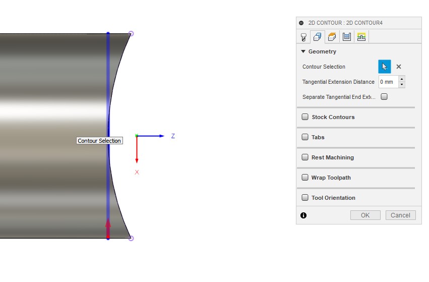 How to create a 2D Contour toolpath in a Turn-Mill on Fusion 360.