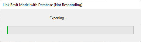 Unable to export data via Revit DB Link to MySQL or PostgreSQL database