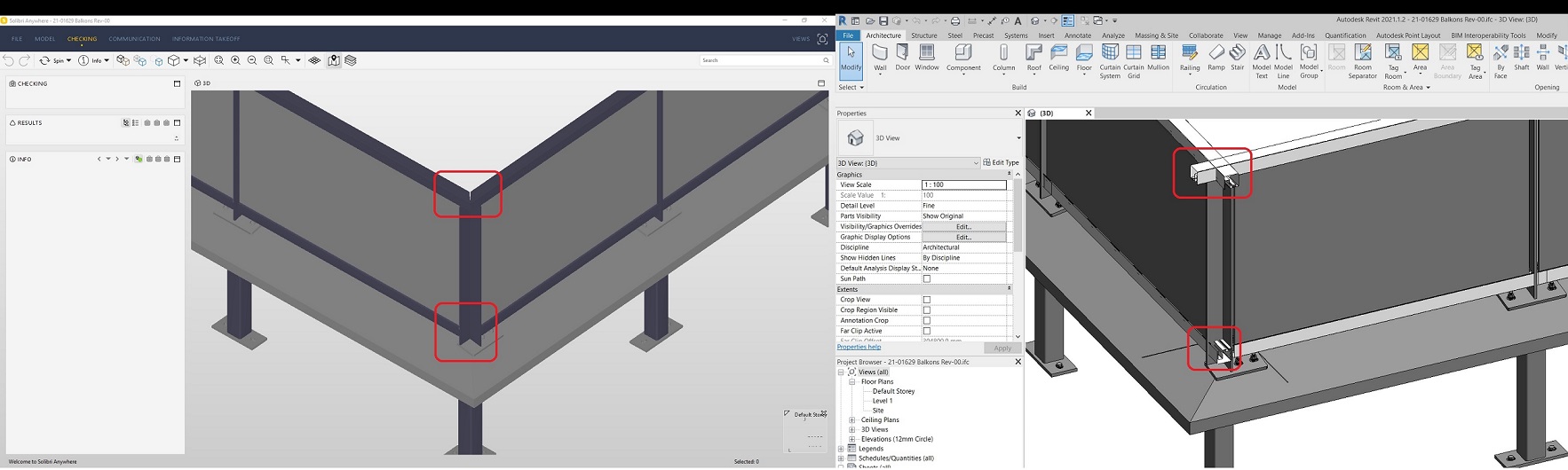 Some Profiles Not Coped Cut Importing Ifc To Revit Revit 2021