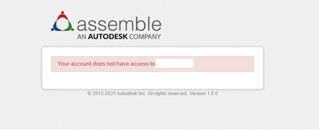 "Your account doesn't not have access" message when trying to log in to ...
