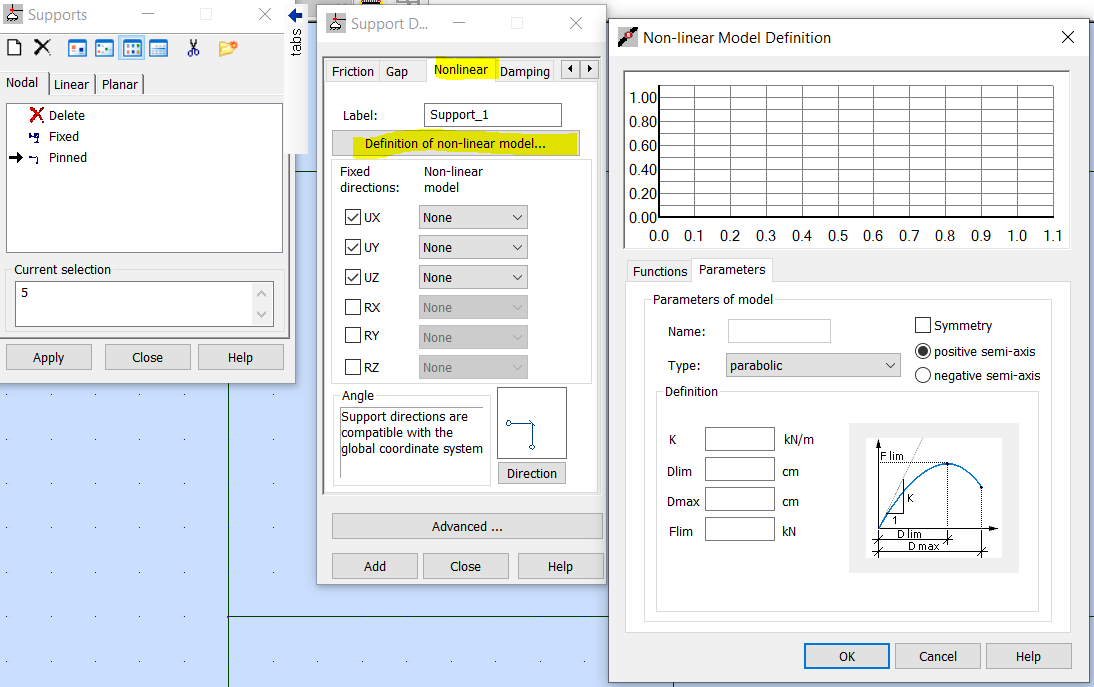 Robot Structural Analysis 中可用于土壤模拟的工具