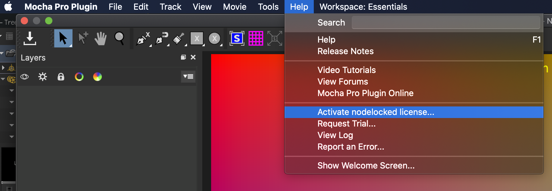 How to install and license Mocha OFX for Flame