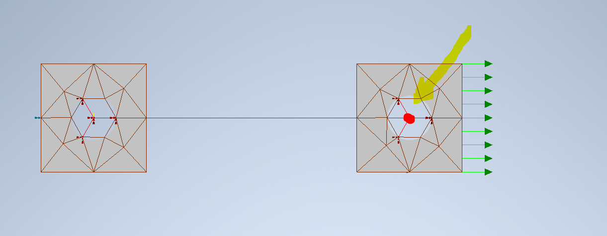 Presentation of total force applied to point which is common for two ...