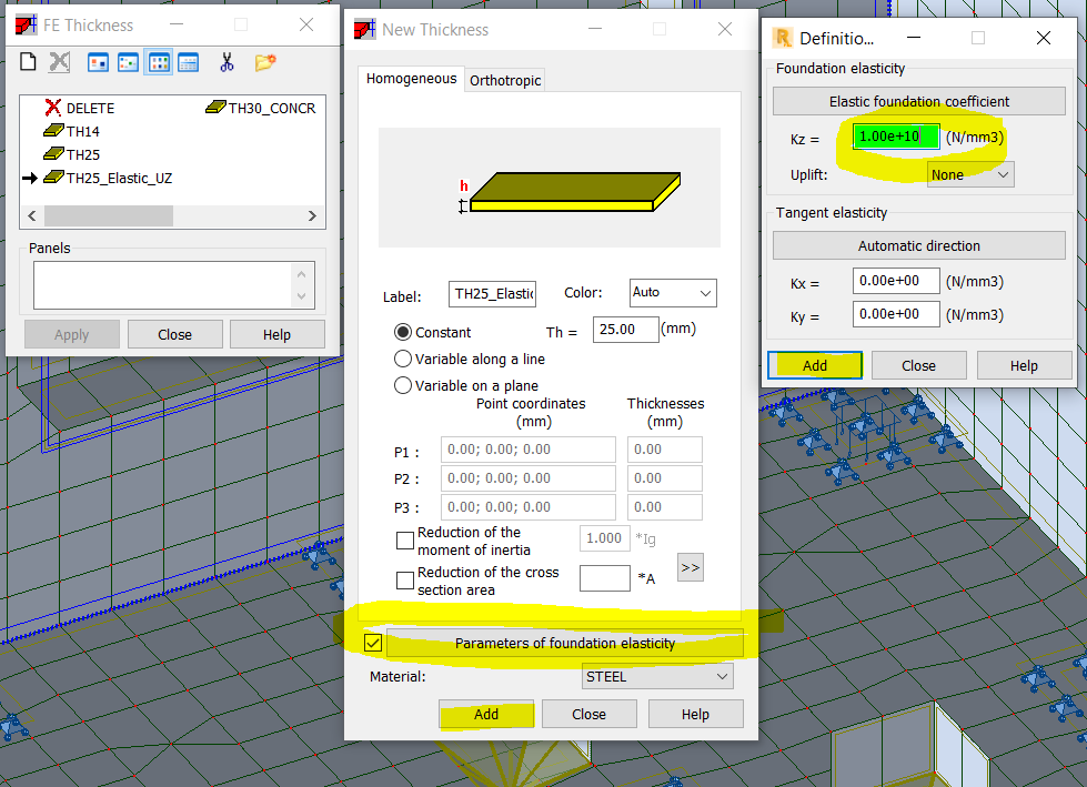 Sum of KZ reactions for panels not equal to Sum of reactions in reaction table for seismic cases ...