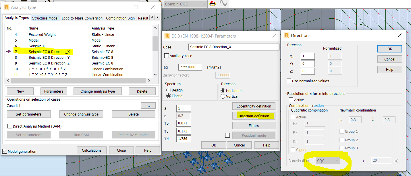 Sum of KZ reactions for panels not equal to Sum of reactions in reaction table for seismic cases ...