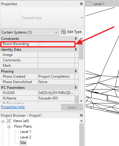 Room Bounding constraints are missing for most elements after linking IFC exported from ArchiCAD ...