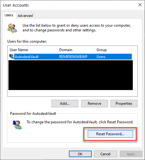 启动Vault ADMS Console时显示“服务器控制台应用程序需要ASP.NET模拟，该模拟使用特定的用户标识执行……”