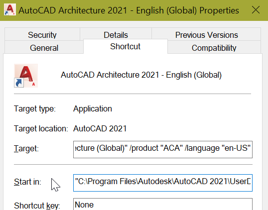 Export options missing in the application menu of AutoCAD Architecture/MEP