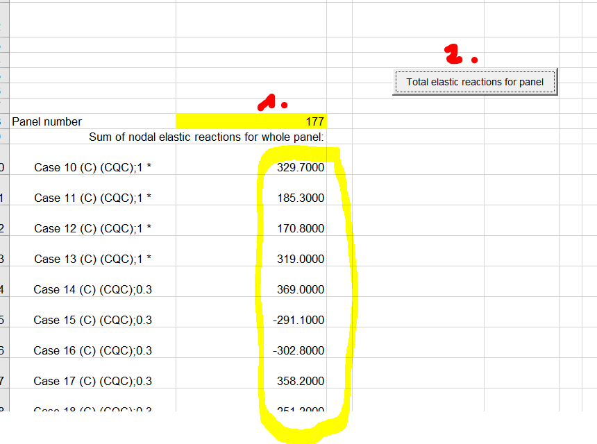 如何在Robot Structural Analysis中获得平面支撑板的等效反作用力
