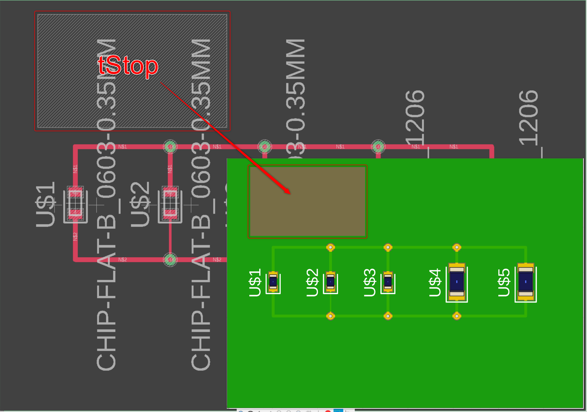 Adjust/remove soldermask areas in a 2D board layout file in Fusion