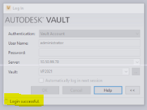 安装 Vault 2021.1 Update 后，Vault Client 登录卡在“登录成功”处