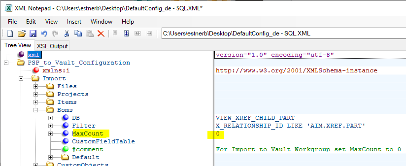 "File has no item data." when trying to assign item on a DWG file that was exported from PSP ...