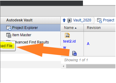 在 Vault 2020.3.3 Thin Client 中，“作”菜单移到左侧