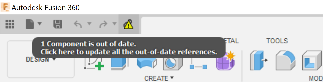 "This document contains unresolved components" when opening an assembly in Fusion