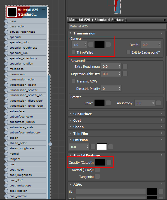 Transparent objects are showing black surfaces at rendering with Arnold ...