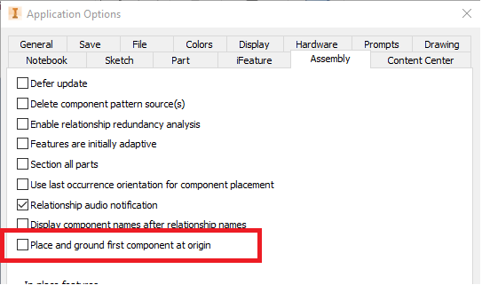 When demoting an assembly it doesn't use the same coordinate system as top level assembly in ...