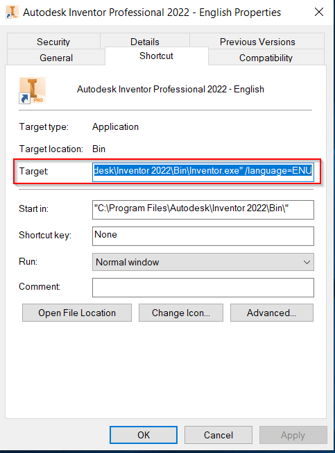 How to force Inventor to use only a CPU single core
