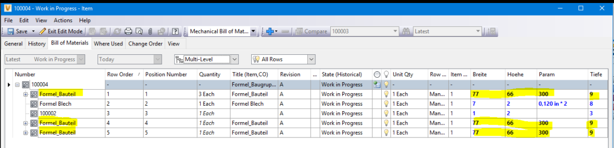 "Save as..." function on an item creates a BOM with incorrect ...