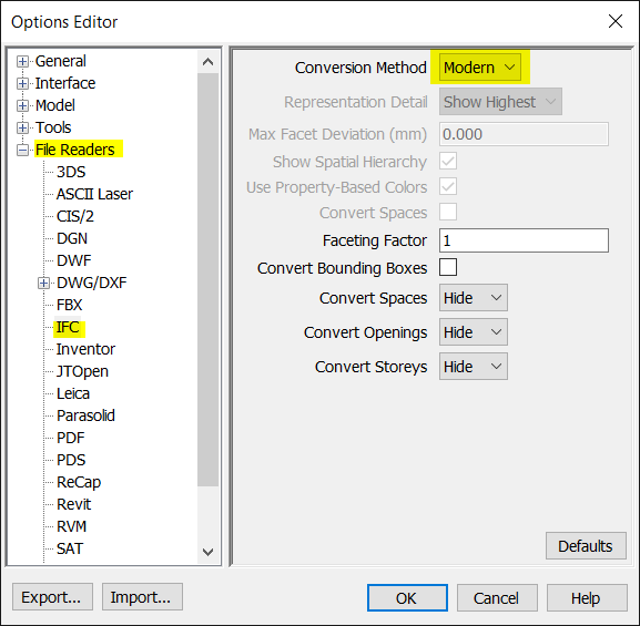 IFC model colors are missing in Navisworks