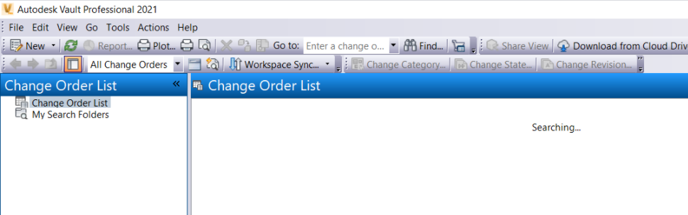 "Error 109 - An error occurred in the database..." when trying to access Change Order (ECO) list ...