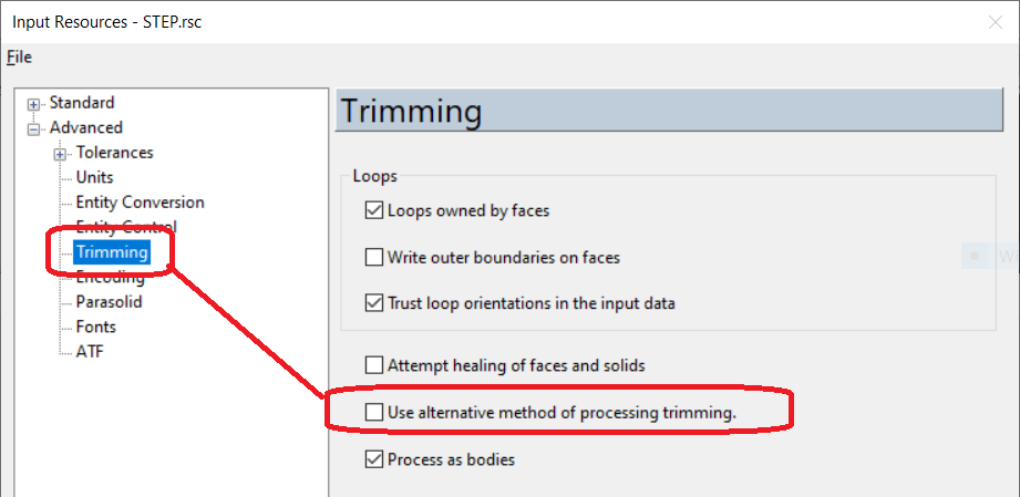 STEP files takes too long to be imported and sometimes model faces are ...
