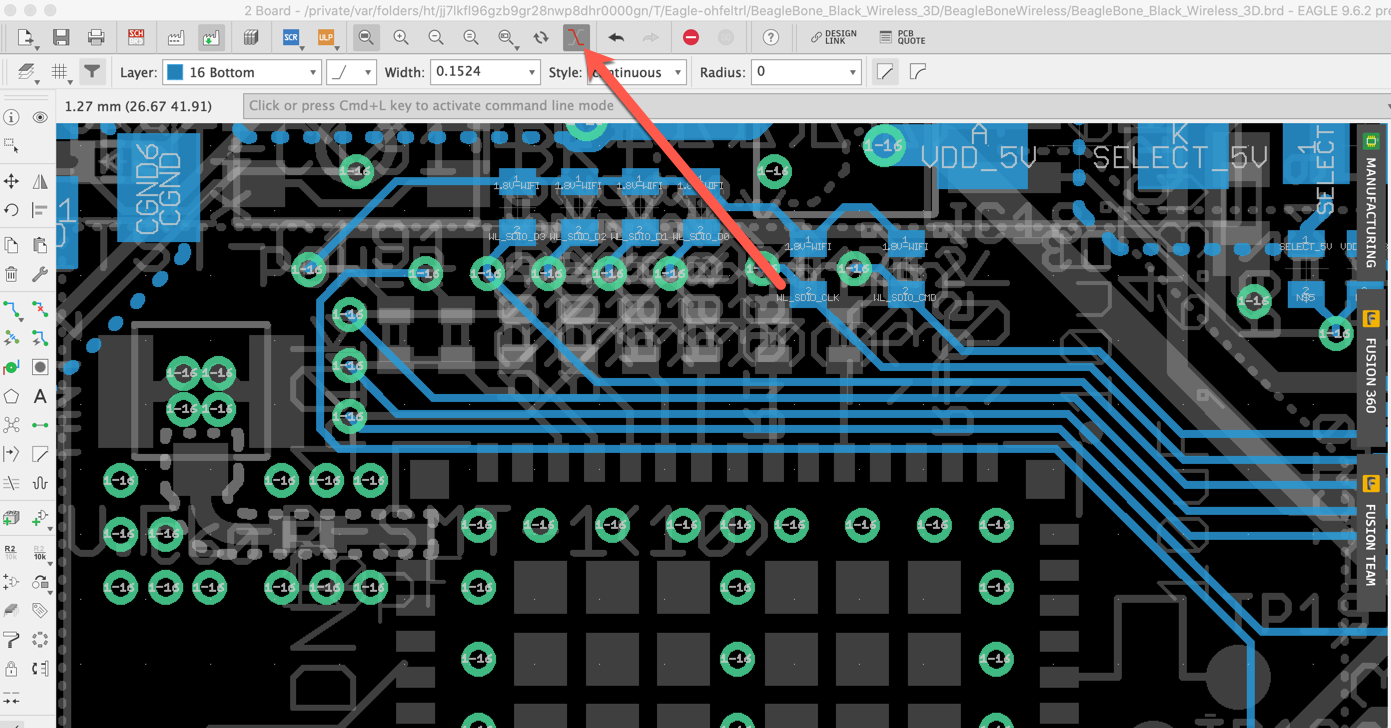 How to improve the visibility of layers on top of each other in EAGLE