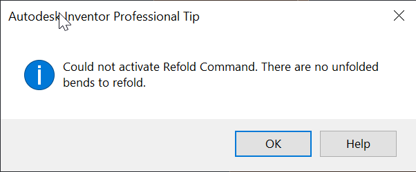 Help Rotation With From To Option Blocks Re Fold Operation In Derive Workflow In Inventor