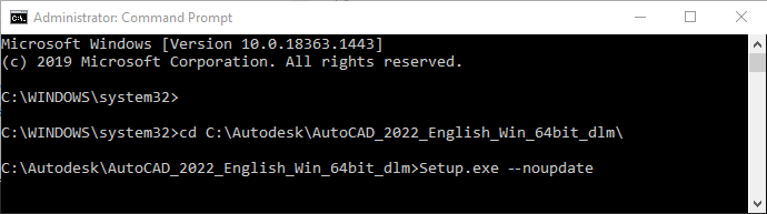 Blank “Autodesk Install” error message at the “Preparing for ...