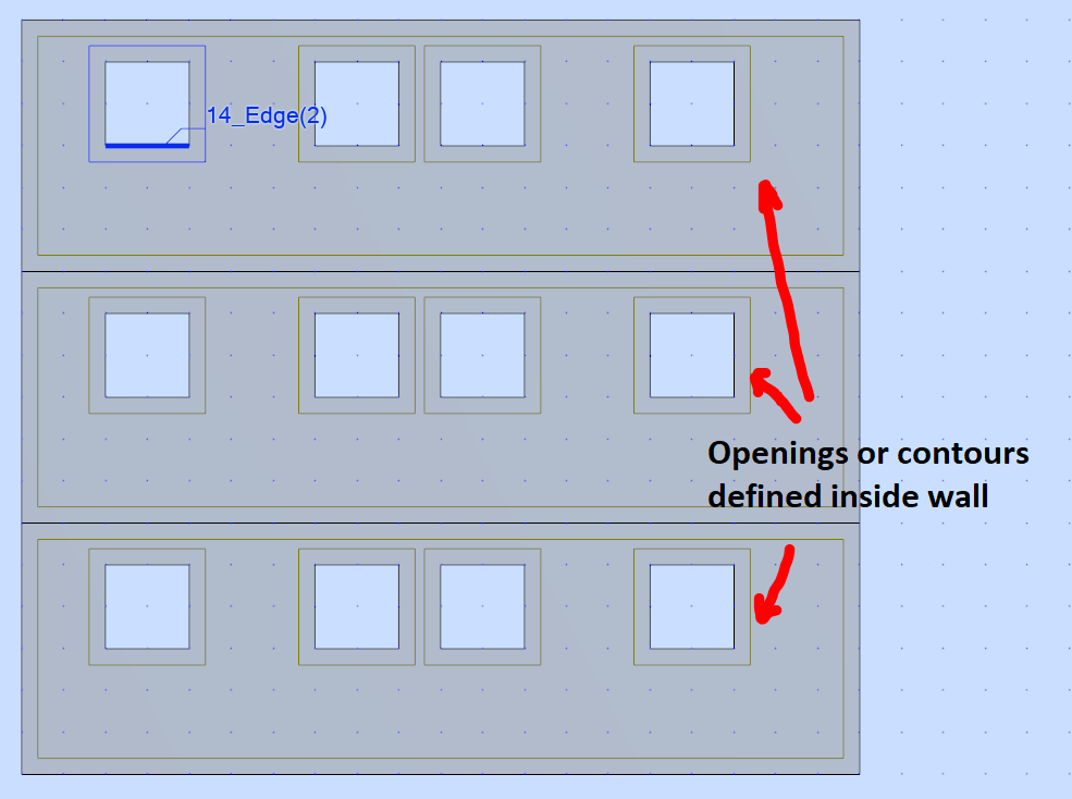 Disregarding openings while wind simulation in Robot Structural Analysis