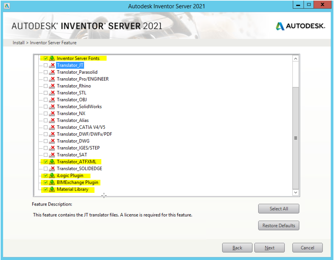 "Unable to read ..." appears while import Inventor 2021 file in PowerMill, PowerShape or PartMaker